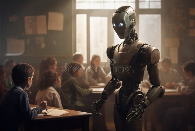 Automatic Human-like Robot Standing in Front of Class with Pupils and ...
