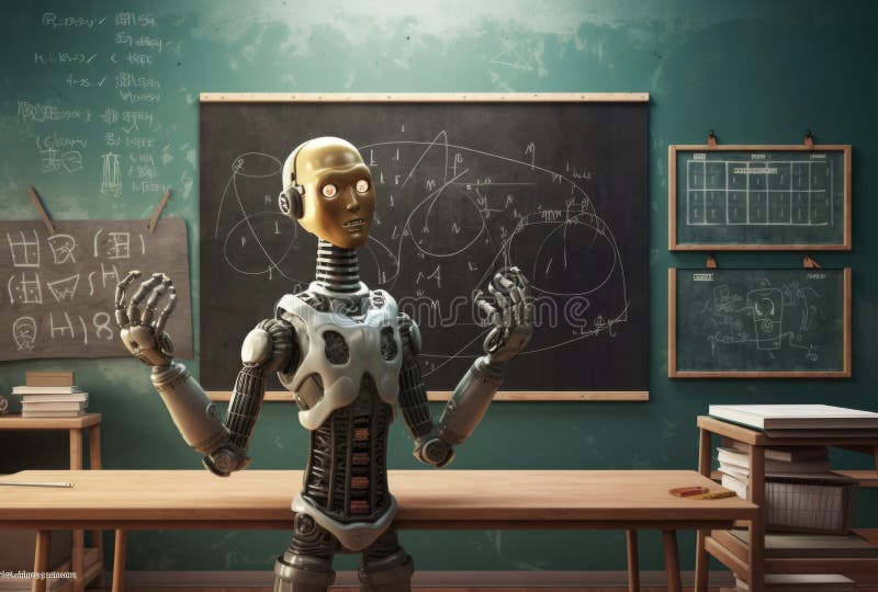 Automatic Human-like Robot Standing in Front of Class with Pupils and ...