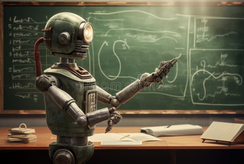 Automatic Human-like Robot Standing in Front of Class with Pupils and ...