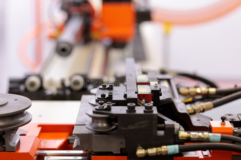 An Automatic Industrial Machine in Action, Packaging Products and Food ...