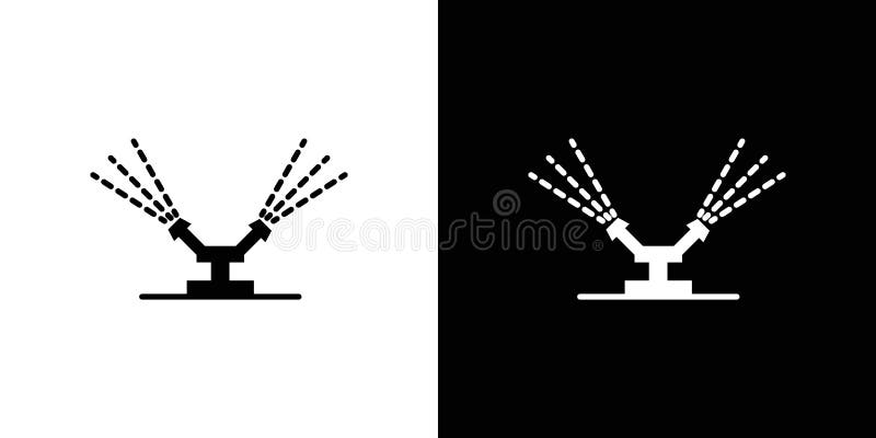 Automatic Irrigation Sprinklers Icon Linear Logo Isolated Stock ... Automatic Irrigation Sprinklers Icon Linear Logo Isolated Stock ...