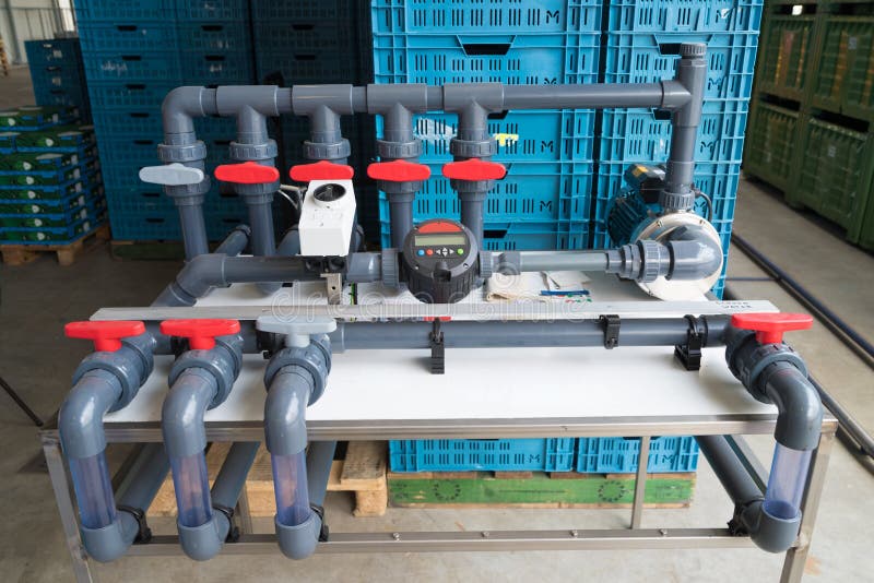 Automatic Irrigation System Stock Image - Image of connection, fresh ...