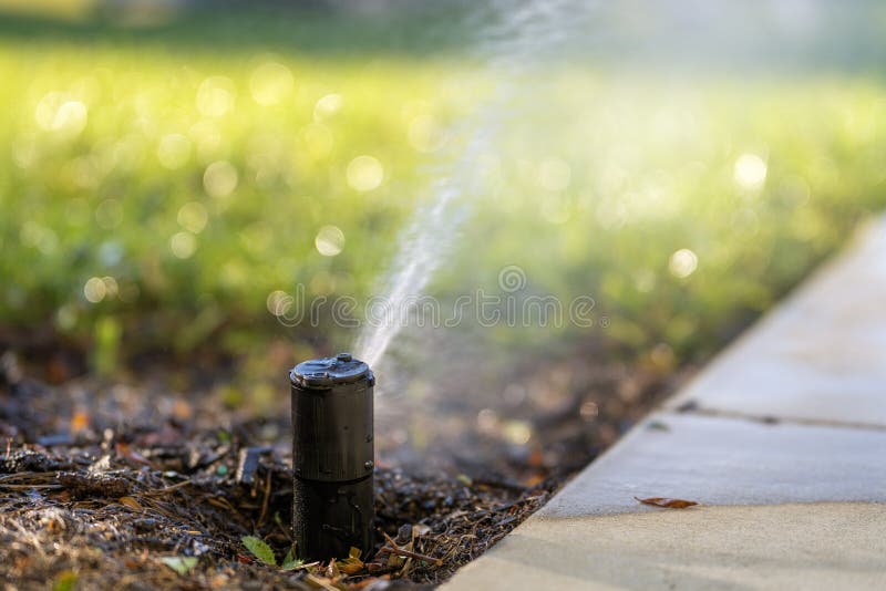 Automatic Irrigation System with Water Sprinkler for Maintaining Grass ...