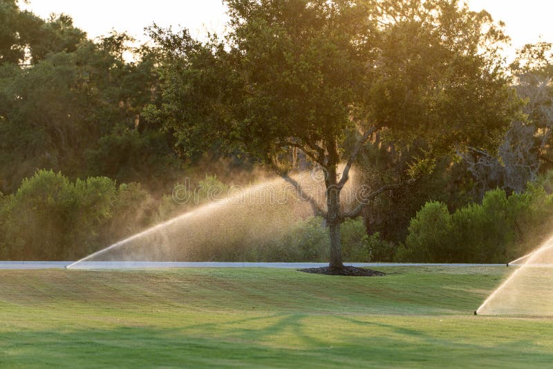 Automatic Irrigation System with Water Sprinkler for Maintaining Grass ...
