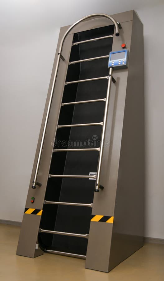 Automatic Ladder Simulator for Training Firefighters Stock Photo ...