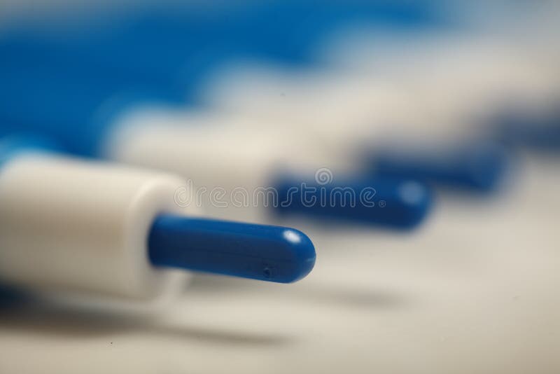 Automatic Lancet for Blood Sampling Analysis Equipment. Stock Image ...