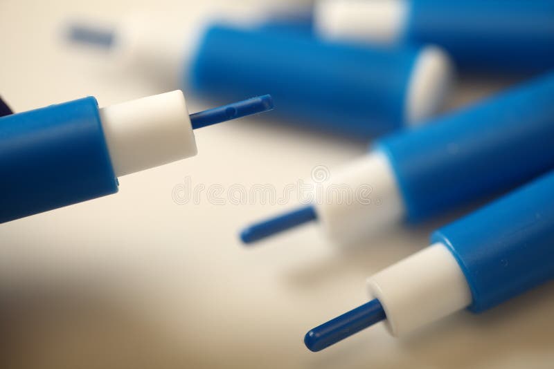 Automatic Lancet for Blood Sampling Analysis Equipment. Stock Image ...