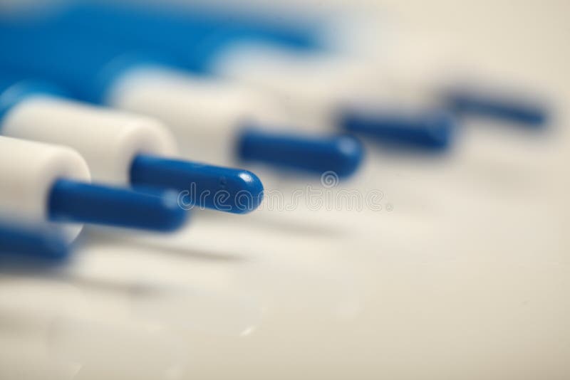 Automatic Lancet for Blood Sampling Analysis Equipment. Stock Photo ...