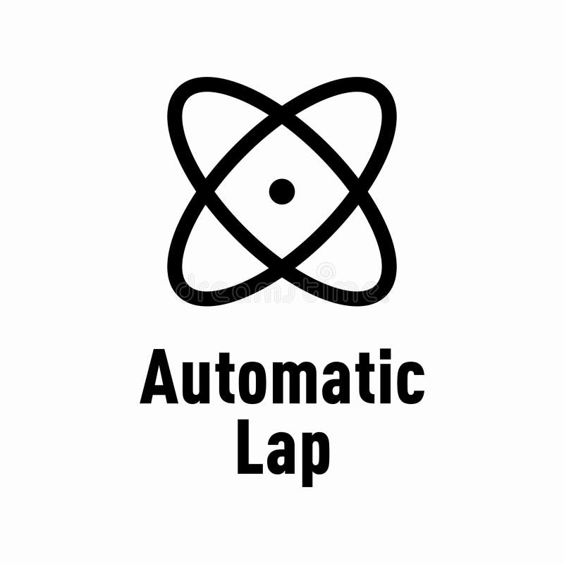 Automatic Lap Vector Information Sign Stock Vector - Illustration of ...
