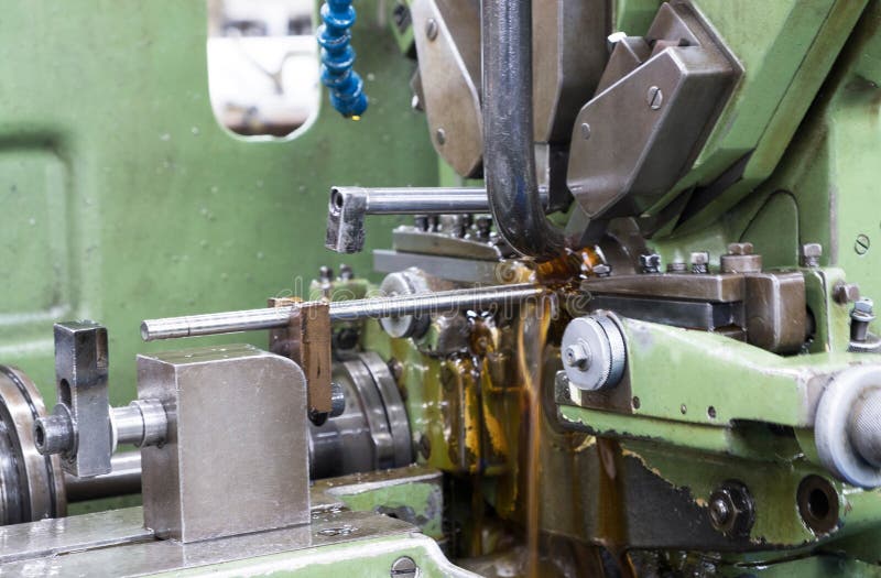 Automatic lathe machine stock photo. Image of camshaft - 103009684