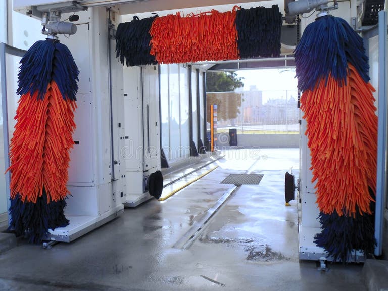 Automatic laundry car stock image. Image of cleaning - 96197223