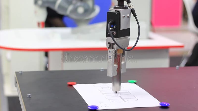 Automatic Line Drawing with a Special Machine with a Metal Tip and a ...