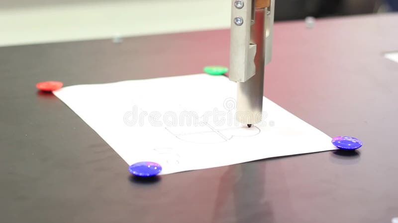 Automatic Line Drawing with a Special Machine with a Metal Tip and a ...