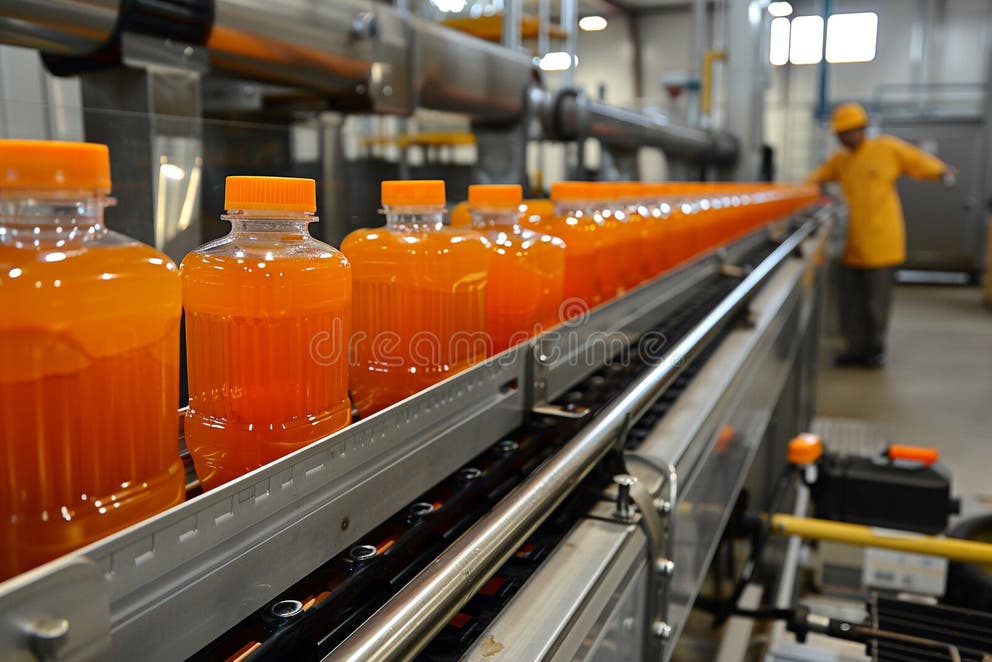 Automatic Line for Packing Juices into Glass or Plastic Containers ...