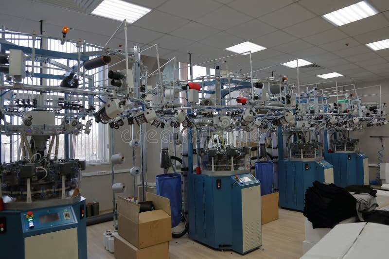 Robotic Equipment for Tailoring Stock Image - Image of business, plant ...