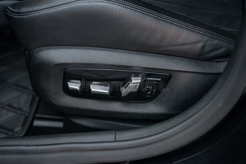 Automatic, Luxurious and Comfortable Car Seats with Control Panel and ...