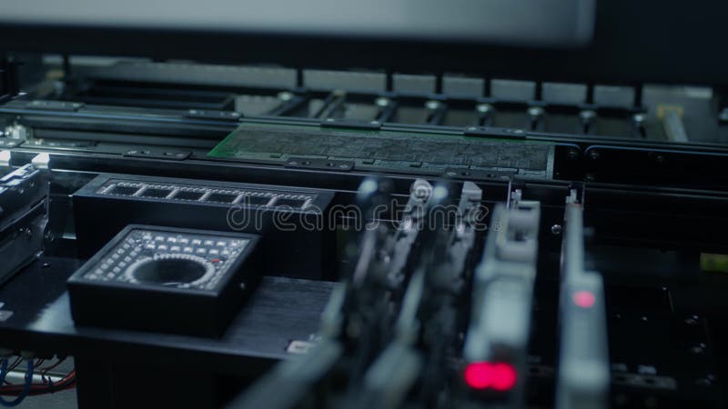 Automatic Machine for Assembling and Installing SMD Components Stock ...