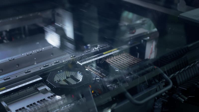 Automatic Machine for Assembling and Installing SMD Components Stock ...