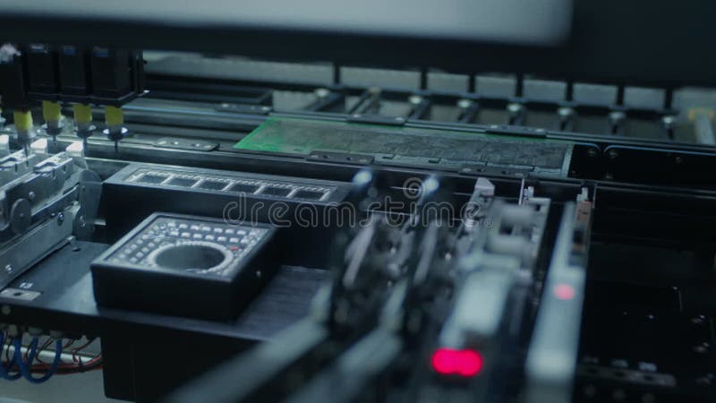 Automatic Machine for Assembling and Installing SMD Components Stock ...