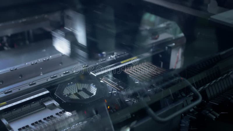 Automatic Machine for Assembling and Installing SMD Components Stock ...