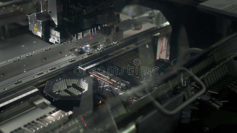 Automatic Machine for Assembling and Installing SMD Components Stock ...