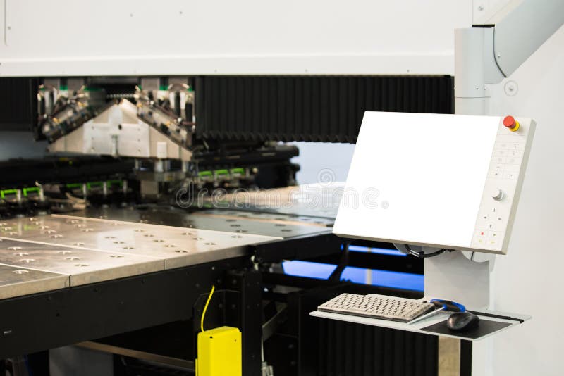 Automatic Machine Control Panel Stock Photo - Image of process ...