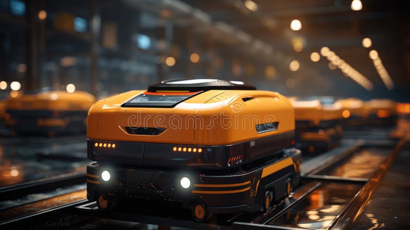 Automatic Machine Working To Transferring Product and Parcel in Smart ...