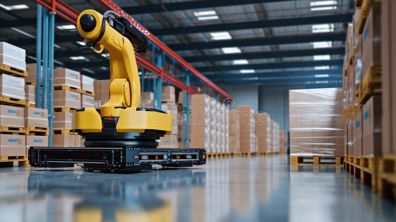 Automatic Machine Working To Transferring Product and Parcel in Smart ...