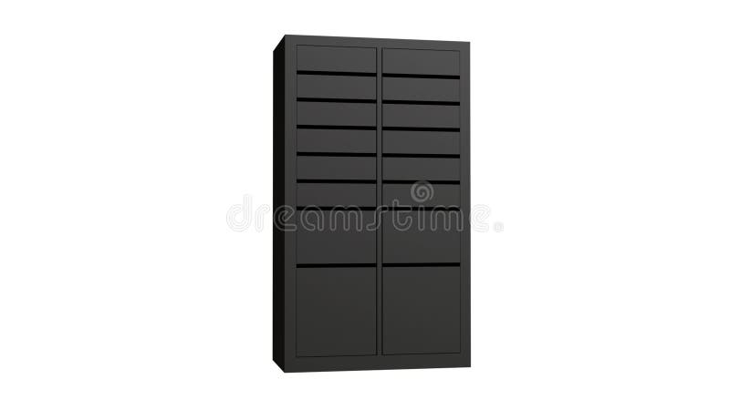 Automatic Mailbox for Issuing Parcels City, Postal Point of Issue Stock ...