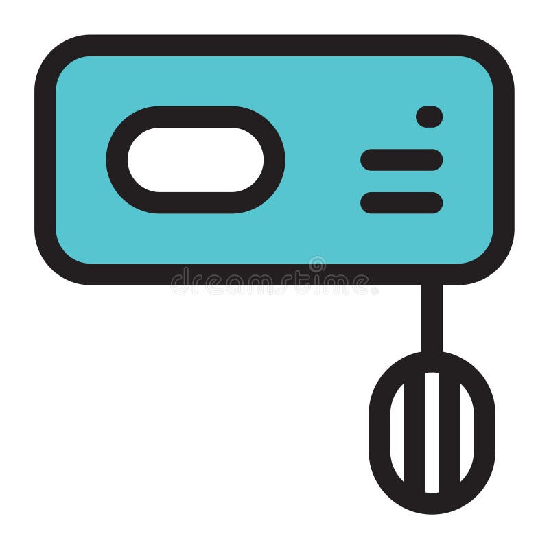 Automatic Mixer stock vector. Illustration of icon, company - 100084511