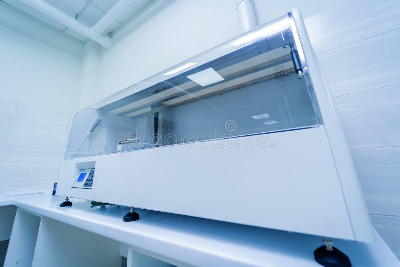 Automatic Multi Slides Stainer at the Modern Laboratory Stock Photo ...