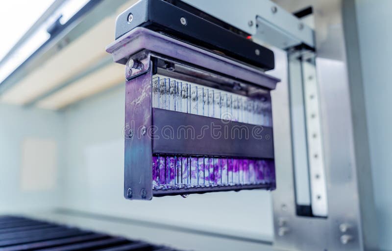 Automatic Multi Slides Stainer at the Modern Laboratory Stock Image ...