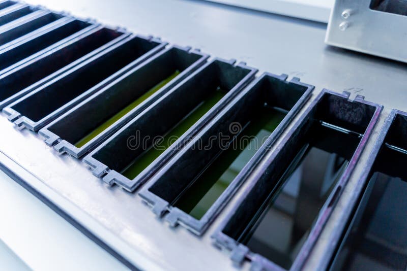 Automatic Multi Slides Stainer at the Modern Laboratory Stock Image ...