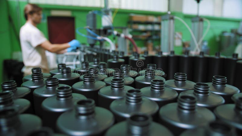 Automatic Packaging of Cosmetics. Cosmetic Manufacturing Process ...