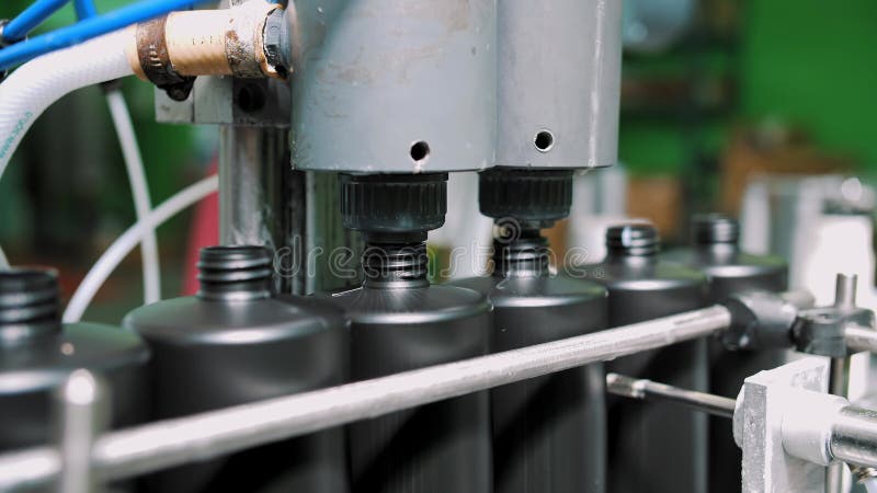 Automatic Packaging of Cosmetics. Cosmetic Manufacturing Process ...