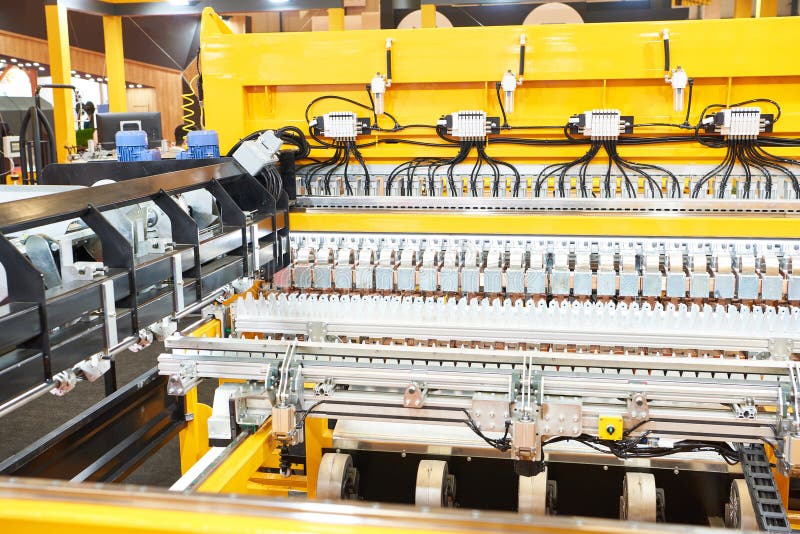 Automatic Panel Metal Welding Machine Stock Image - Image of equipment ...