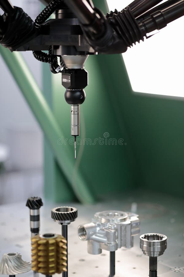 Automatic Parallel Coordinate Measuring Machine Stock Photo - Image of ...