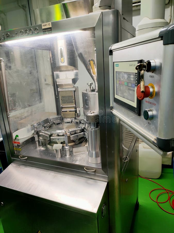 Automatic Pharmaceutical Capsule Filling Machine Editorial Image ...