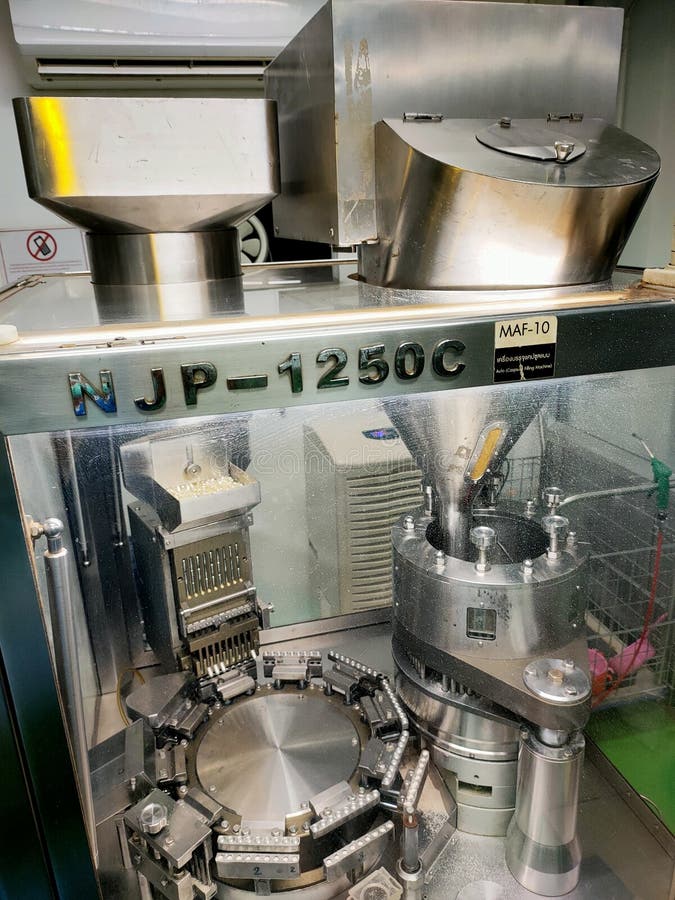 Automatic Pharmaceutical Capsule Filling Machine Editorial Image ...