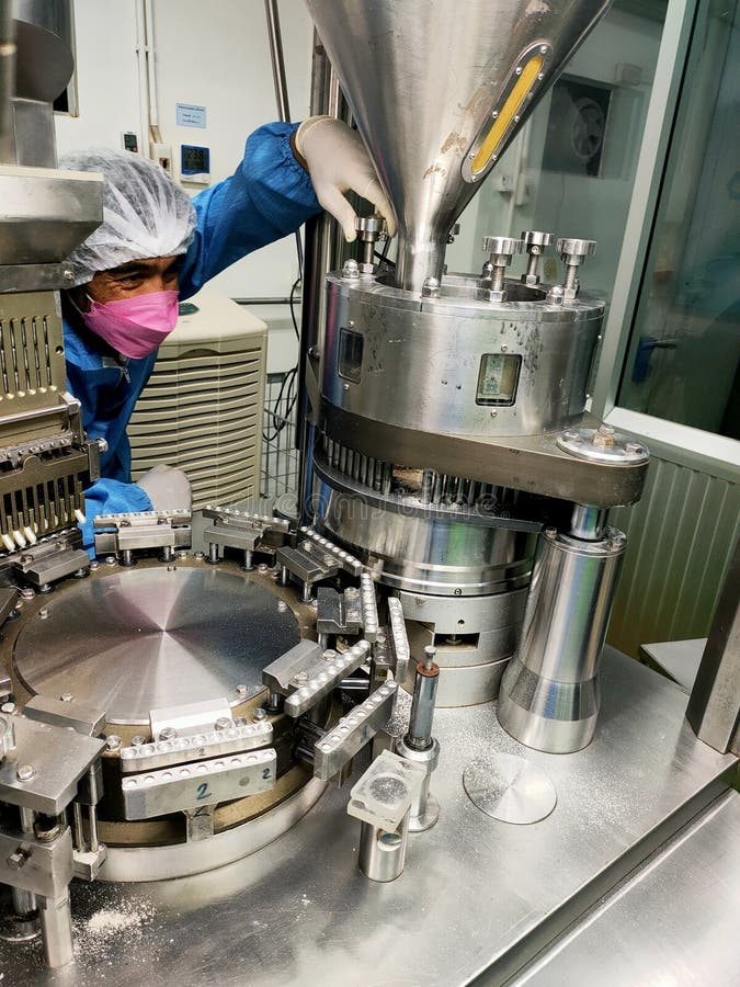 Automatic Pharmaceutical Capsule Filling Machine Editorial Stock Photo ...