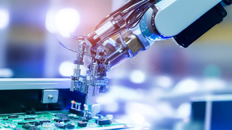 Automatic Pick and Place Machine Quickly Installs Components on Generic ...