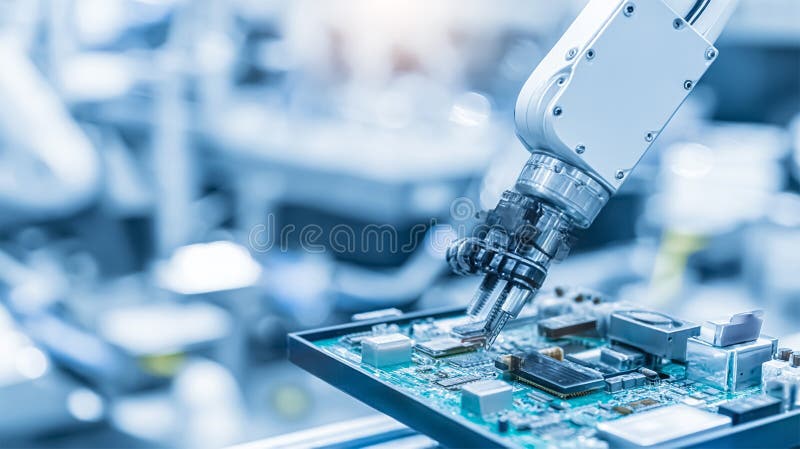 Automatic Pick and Place Machine Quickly Installs Components on Generic ...