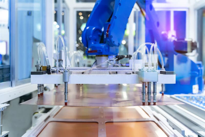 Automatic Pneumatic Piston Sucker Unit on Industrial Machine,automation ...