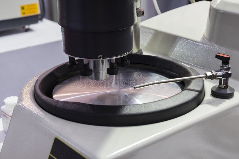 Automatic Polishing Machine Stock Image - Image of test, laboratory ...
