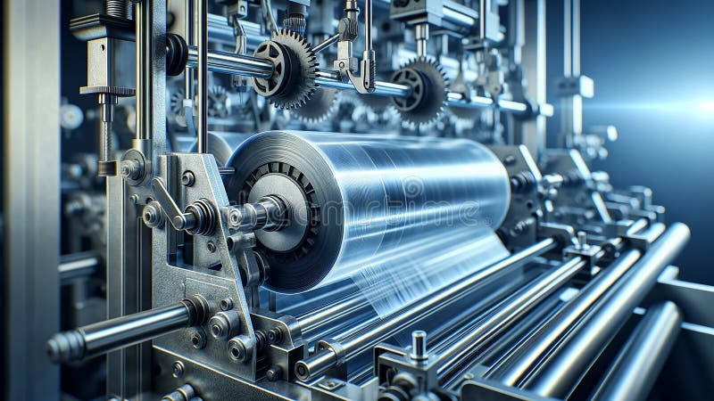 Automatic Polyethylene Plastic Bag Production Machine, Capturing the ...