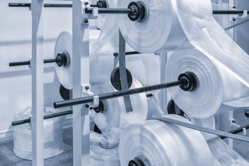 Automatic Polyethylene Plastic Bag Production Machine with Lighting ...