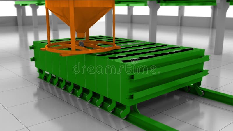 Automatic Process of Manufacturing of Rebar Stock Footage - Video of ...