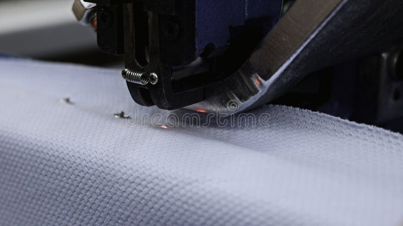 Automatic Punching Press Machine at Sewing Factory. Media. Installing ...