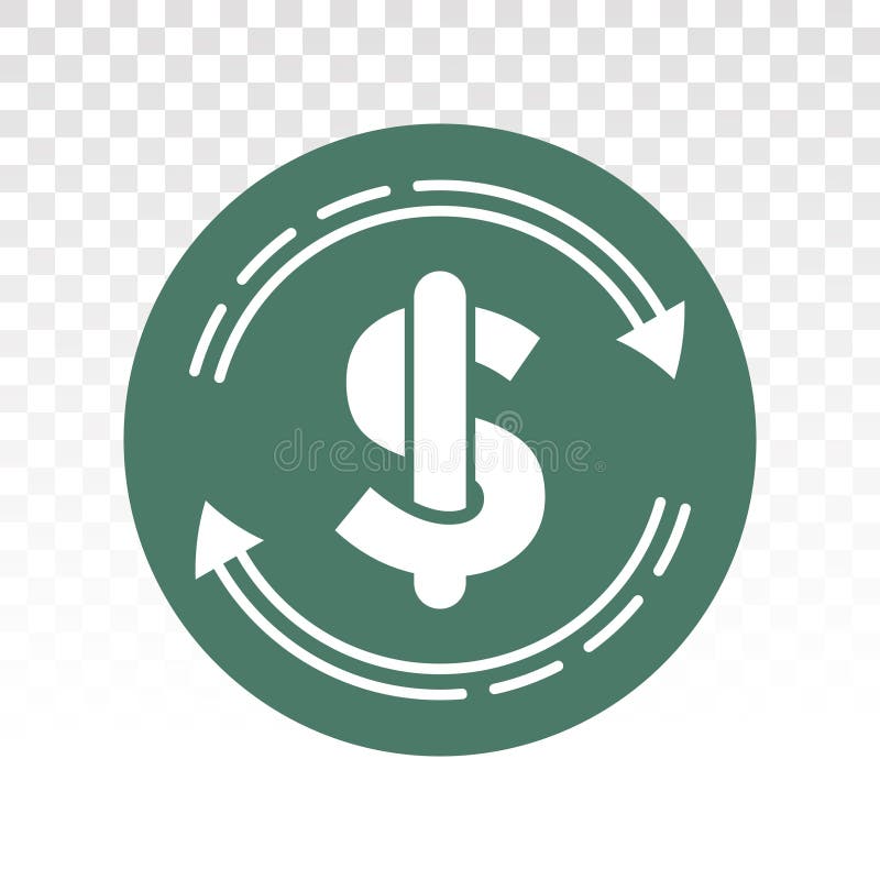 Automatic Recurring Payments or Billing Cycle Line Art Icon for Apps ...