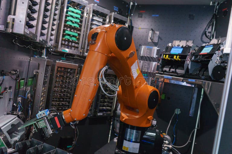 Automatic Robotic Arm, Device Inside the Control System. Automatic ...